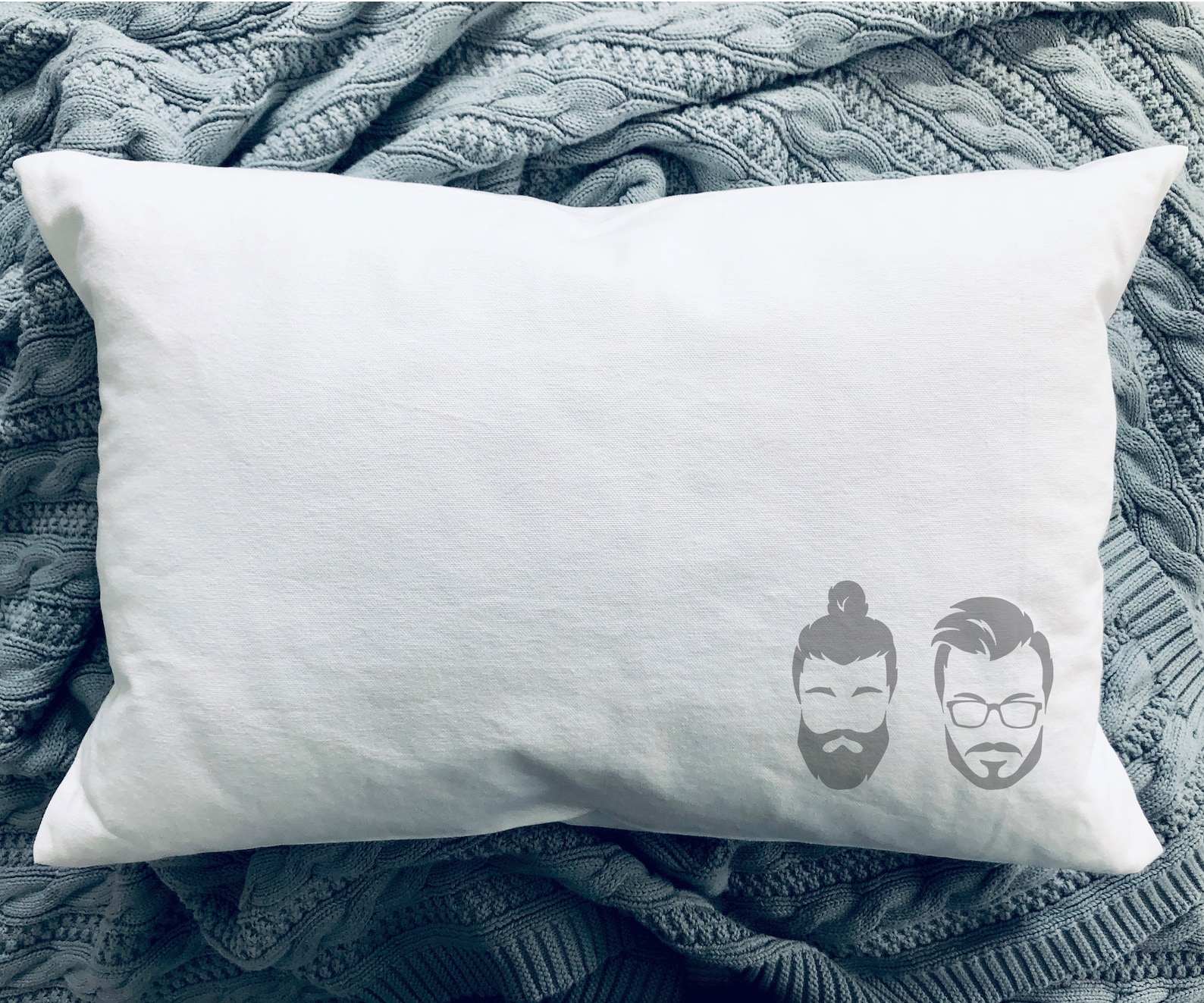 Hipster Man Bundle SVG Man Face Silhouette Art Digital | Etsy