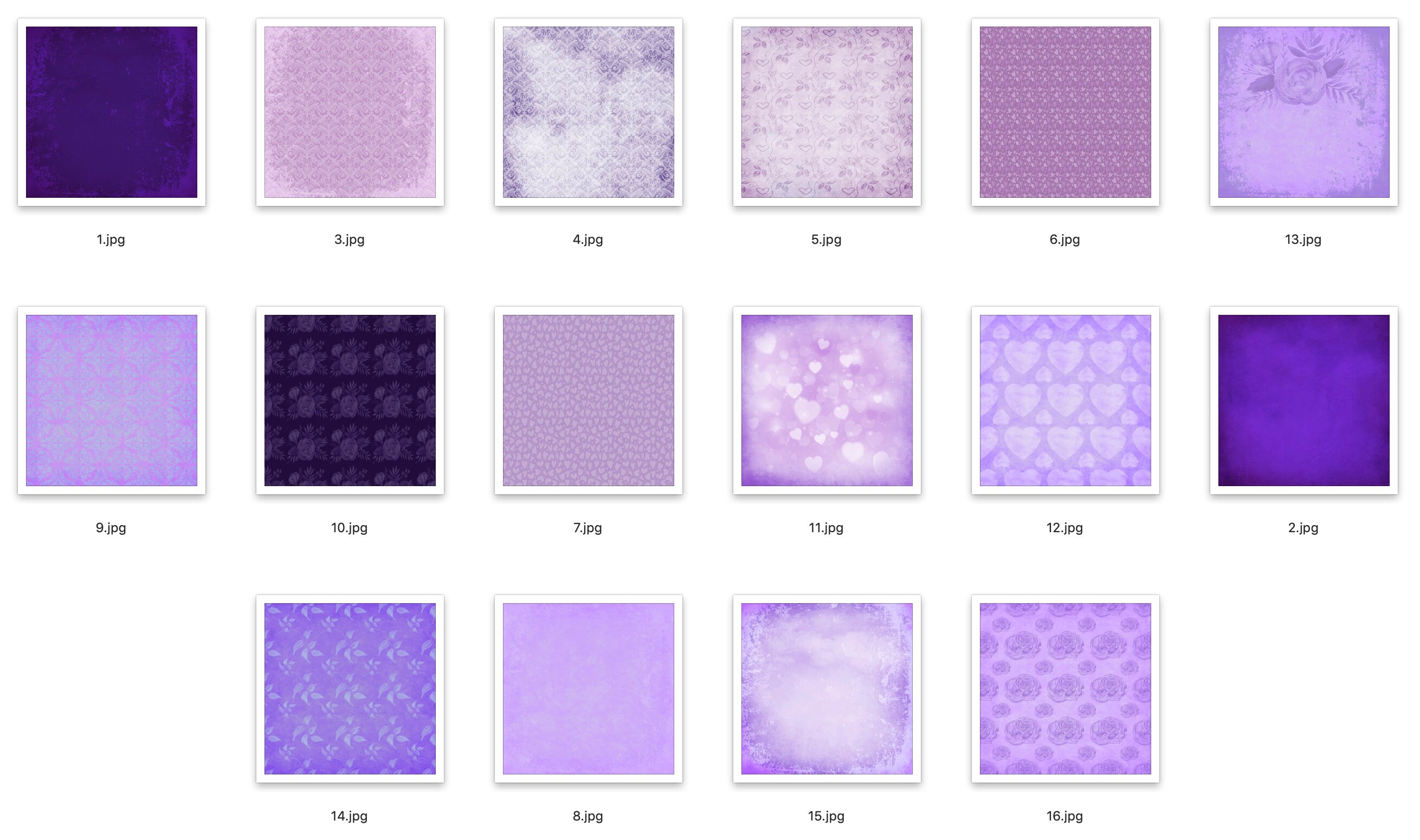 Purple Digital Paper, Shabby Chic, Lavender Paper, Purple Textures ...