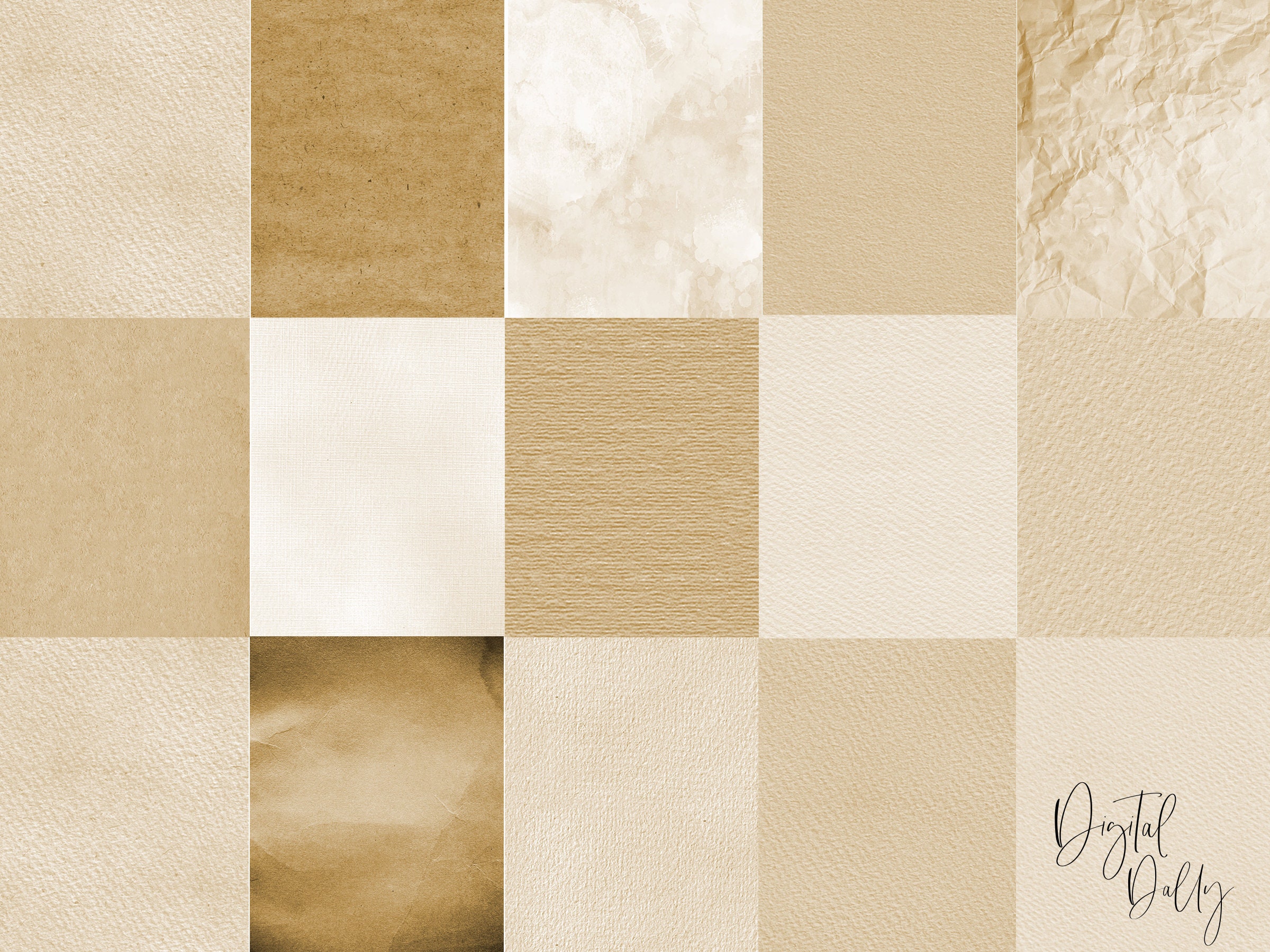 Soft Textures Paper Bundle Digital Paper Vintage for - Etsy