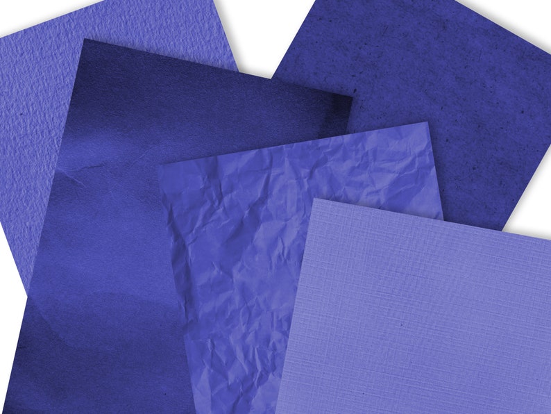 Dark Blue Paper Textures Digital Papers Vintage Midnight - Etsy