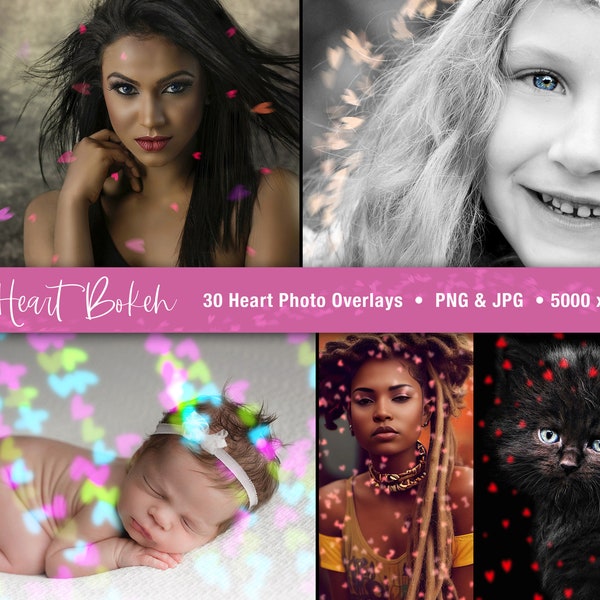 Bokeh Heart Hearts - Etsy