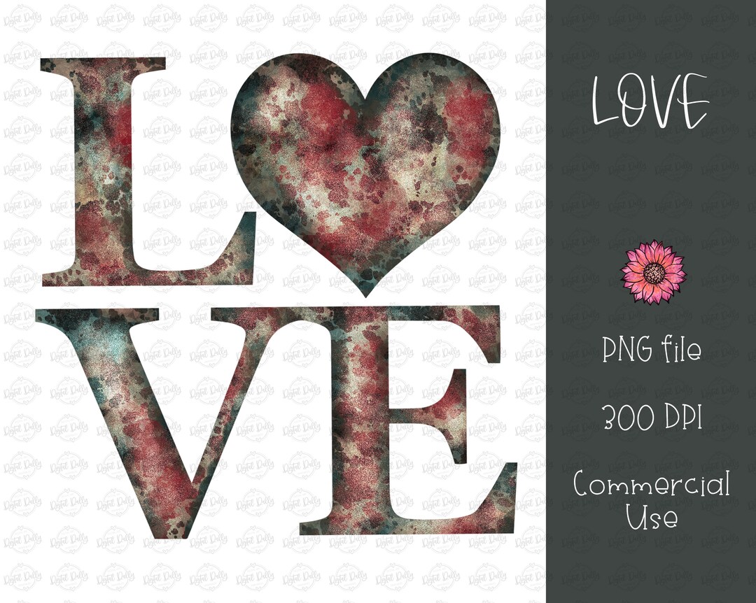 Valentine Love PNG Designs for Sublimation, Love Letters, Love ...