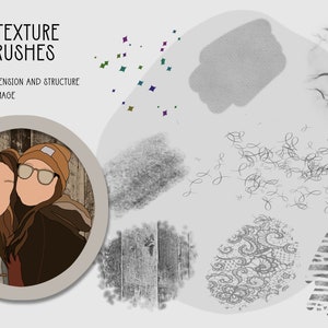 Faceless Portrait Creator Procreate Brush Set, 120 Brushes and Stamps ...