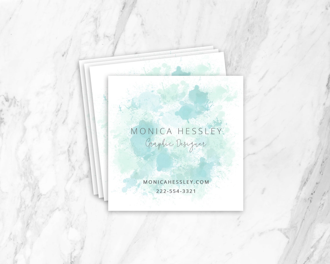 Digital Watercolor Paper Turquoise Watercolor Blue and Green - Etsy