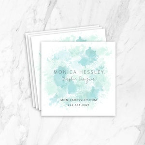 Digital Watercolor Paper, Turquoise Watercolor Blue and Green ...