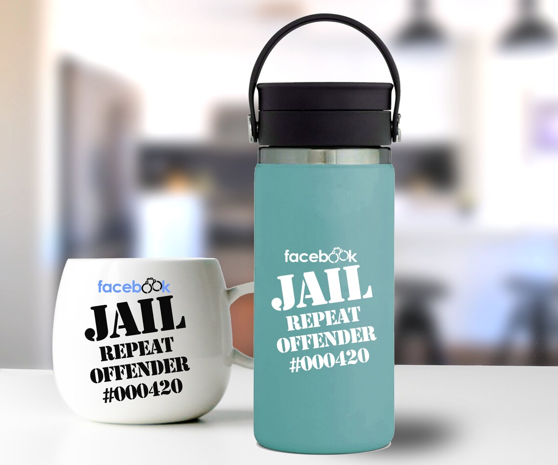 Facebook Jail SVG FB Jail Png Repeat Offender Facebook | Etsy
