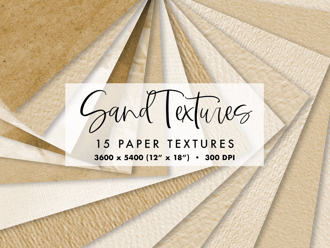 Tan Paper Textures, Digital Papers, Vintage, Beige, Sand Color for ...