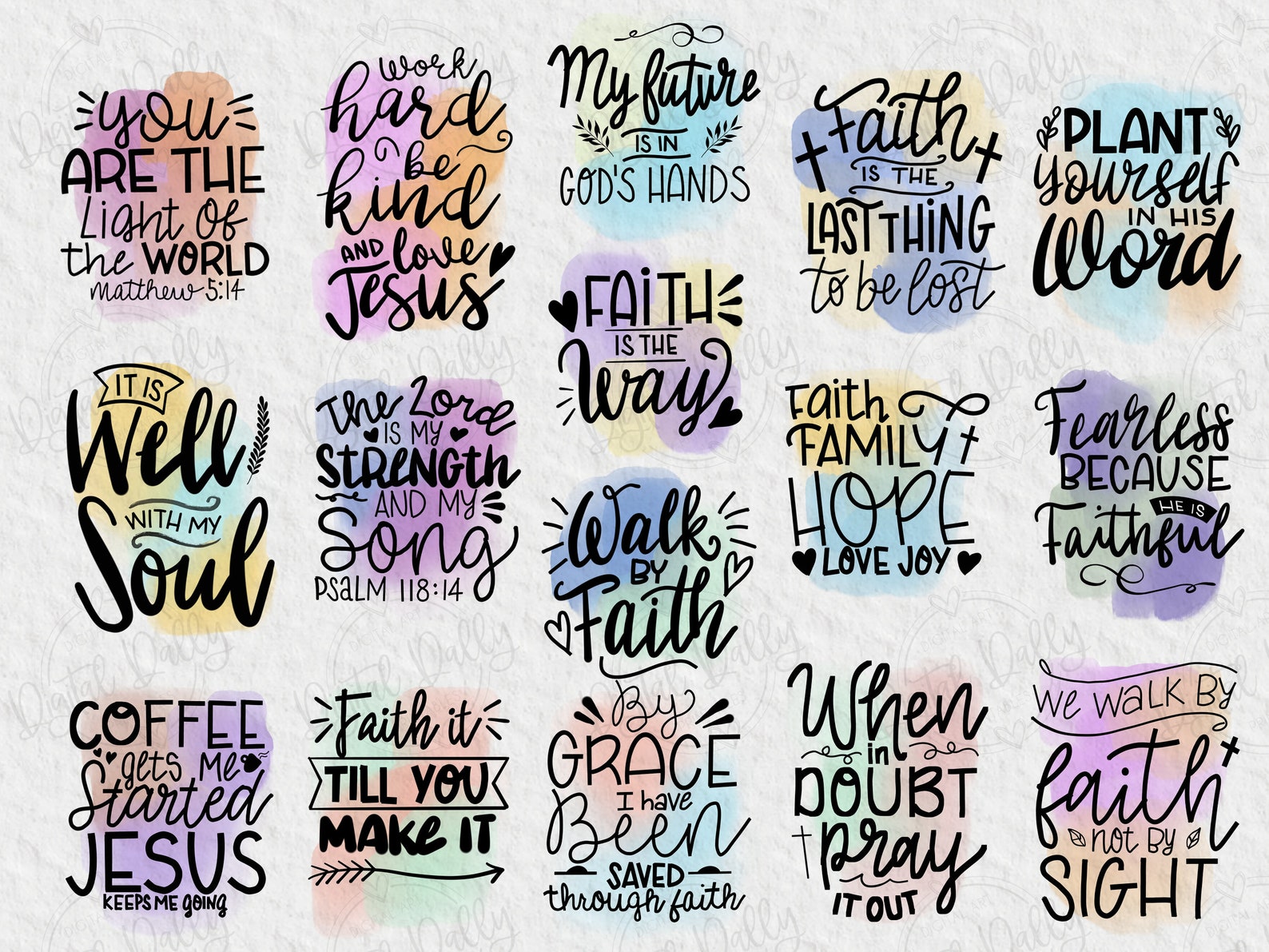 Faith Quotes, Christian Clipart, Quotes About Faith and Scripture in ...