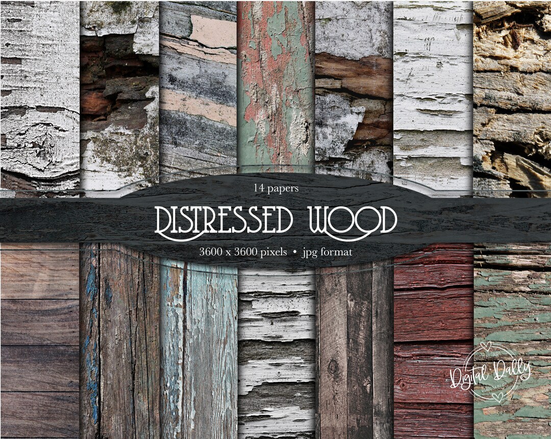 Rustic Wood Background Digital Papers, Old Wooden Backgrounds, Rustic ...