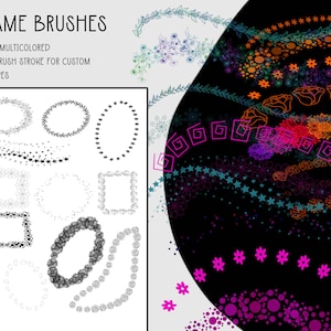 Faceless Portrait Creator Procreate Brush Set, 120 Brushes and Stamps ...