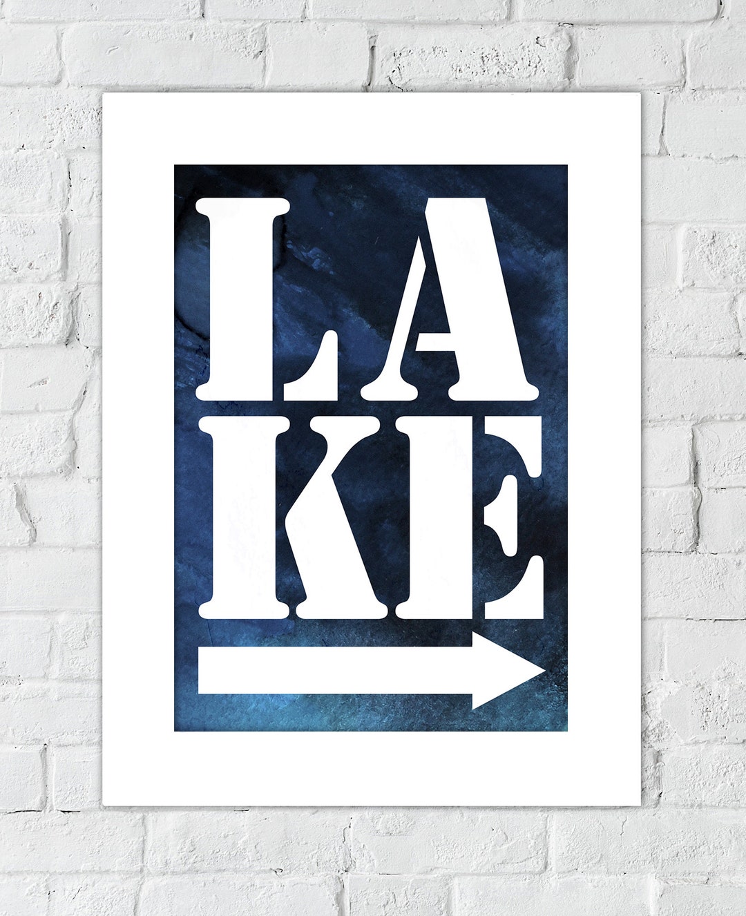 Lake Digital Print, Lake Printable, Lake, Nautical, Downloadable ...