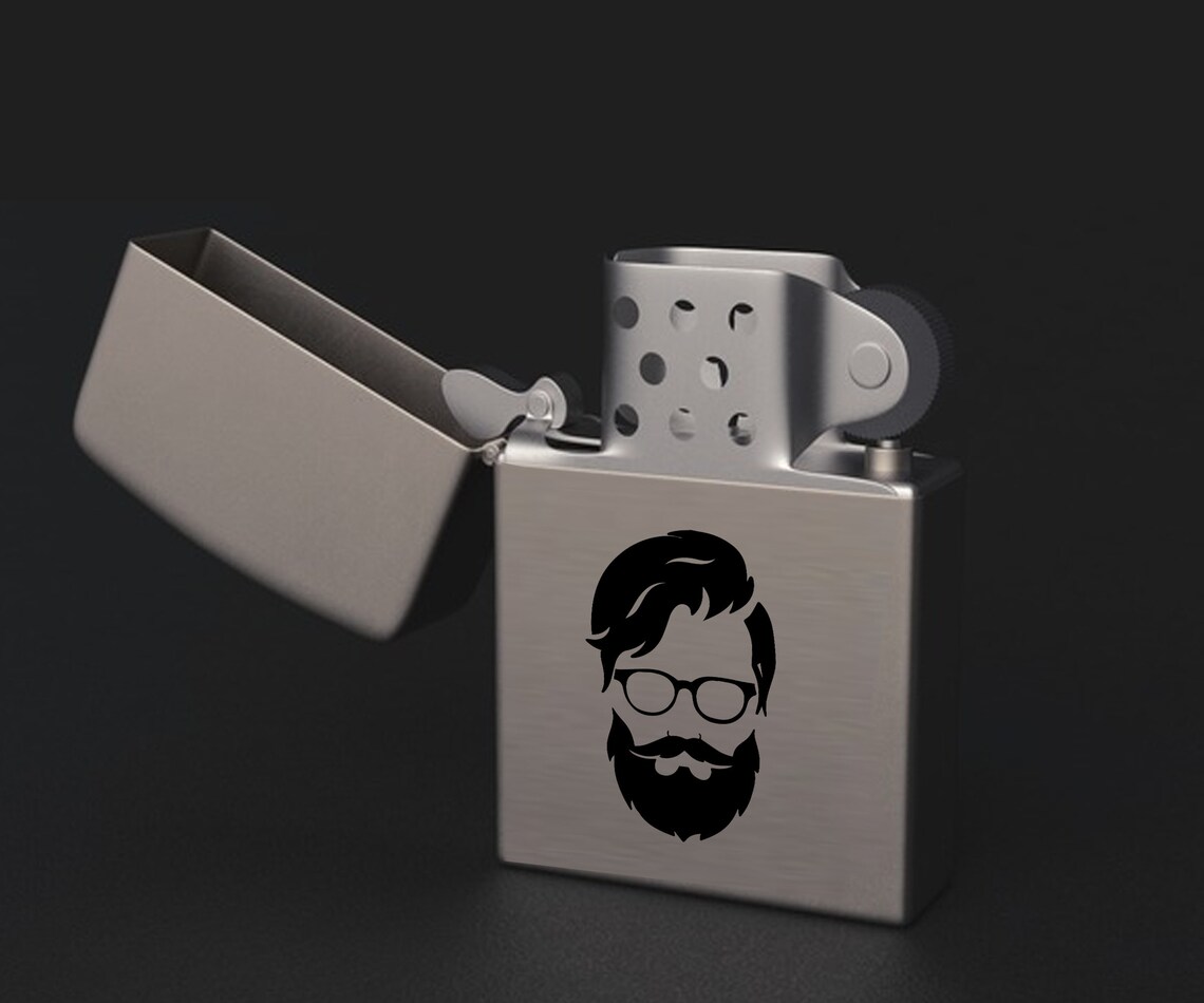 Hipster Man Bundle SVG Man Face Silhouette Art Digital | Etsy