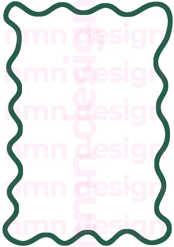 Green And Yellow Border Design
