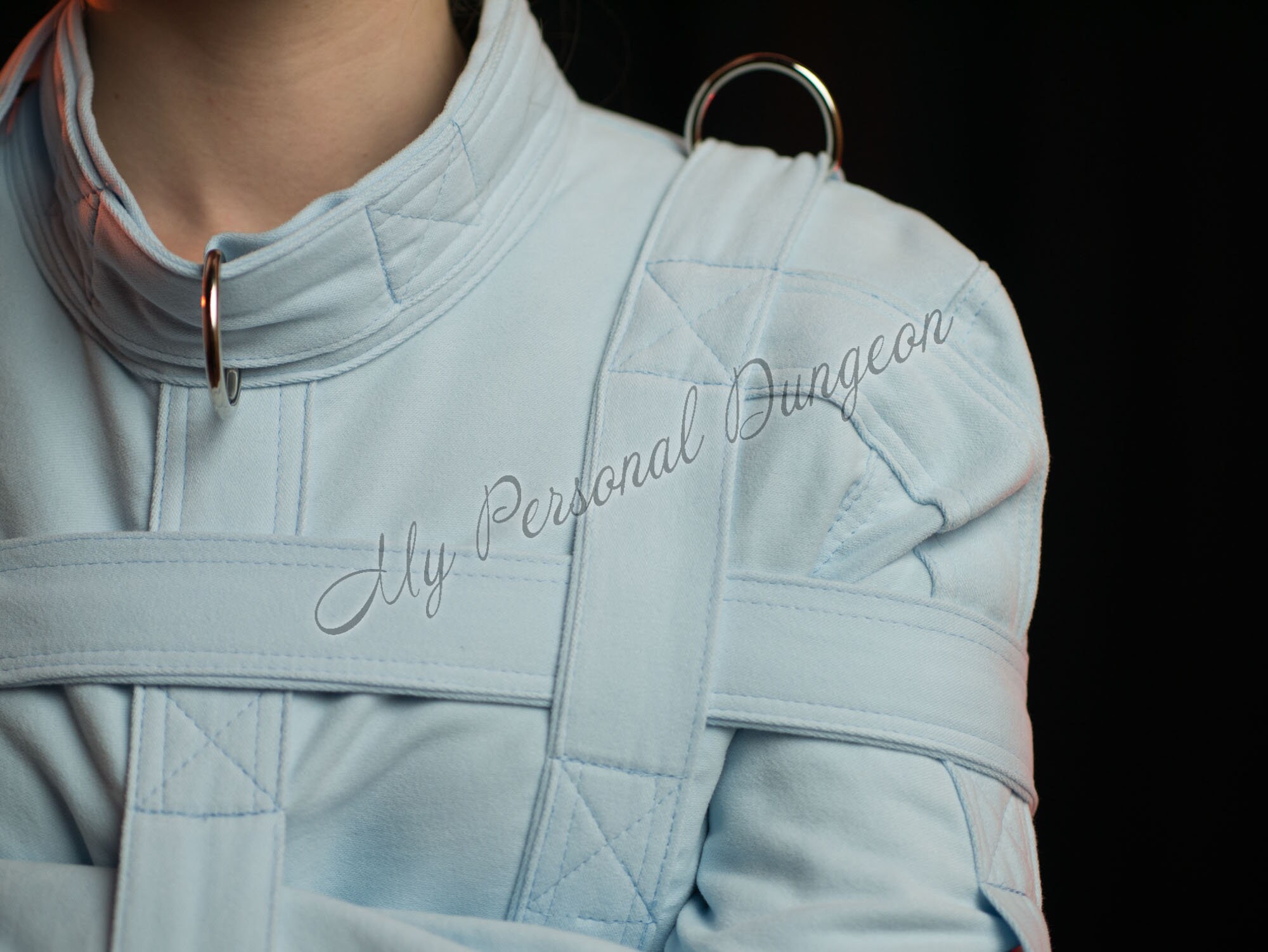 Baby Blue Straitjacket for BDSM Play. Heavy Canvas Fetish - Etsy
