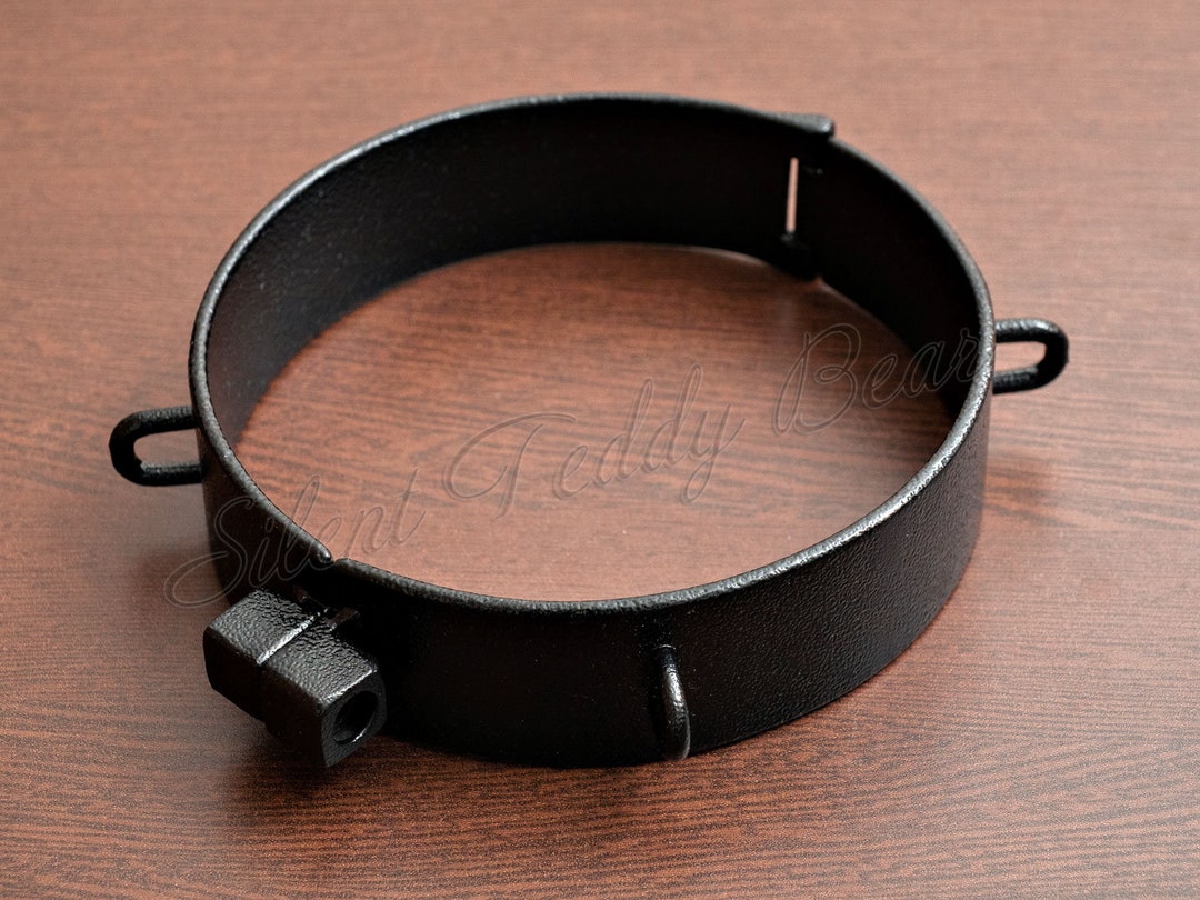 Steel Neck Shackle collar for BDSM Play. Custom Dungeon - Etsy UK