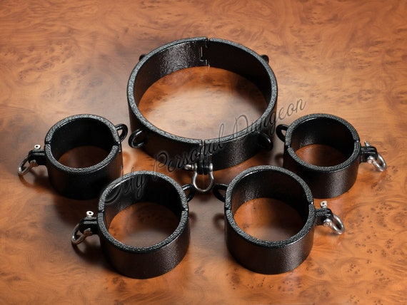 Very Heavy Set of 5 Steel Shackles irons for BDSM Play. - Etsy