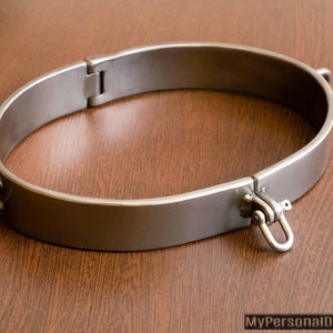 Heavy Steel Waist Belt for BDSM and Fetish Play. Lockable Rigid Restraint. Kinky Bondage ...