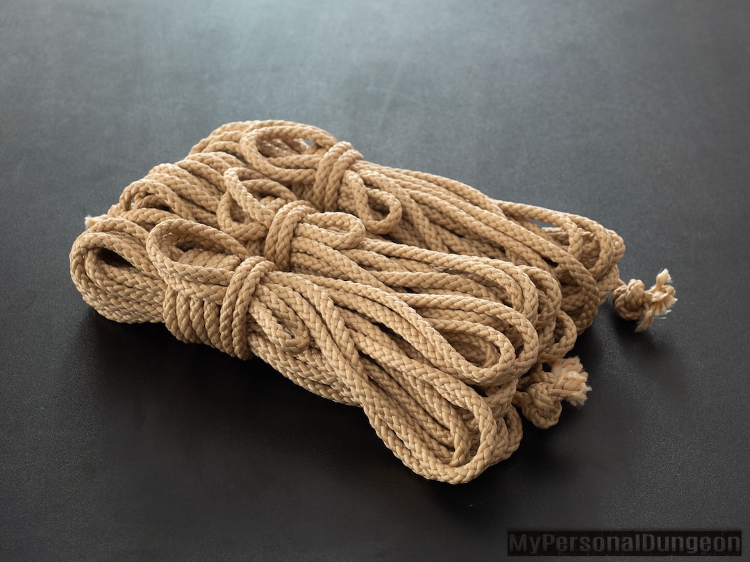 Beige Bondage Rope for Shibari and BDSM Play - Colorful Nylon ...