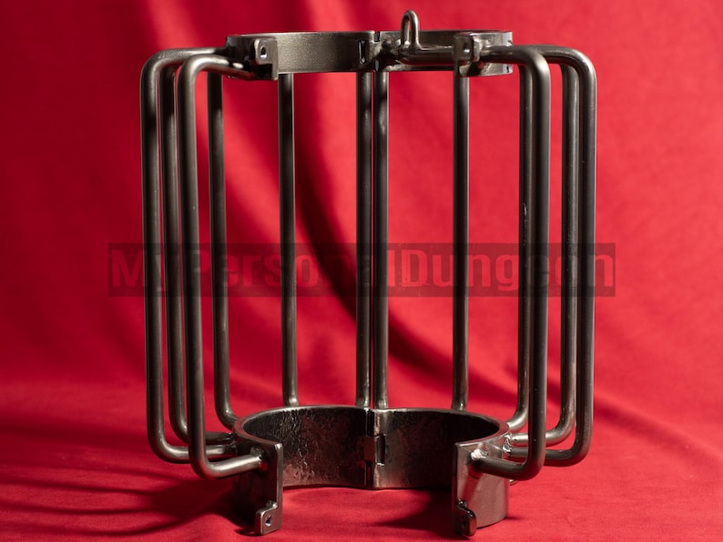 Hard Core Steel Head Cage. BDSM Metal Restraint, Captivity Fetish ...