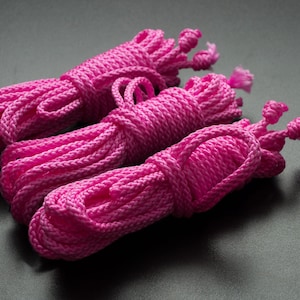 UV Blacklight Reactive Hot Pink Bondage Rope for Shibari and BDSM Play ...