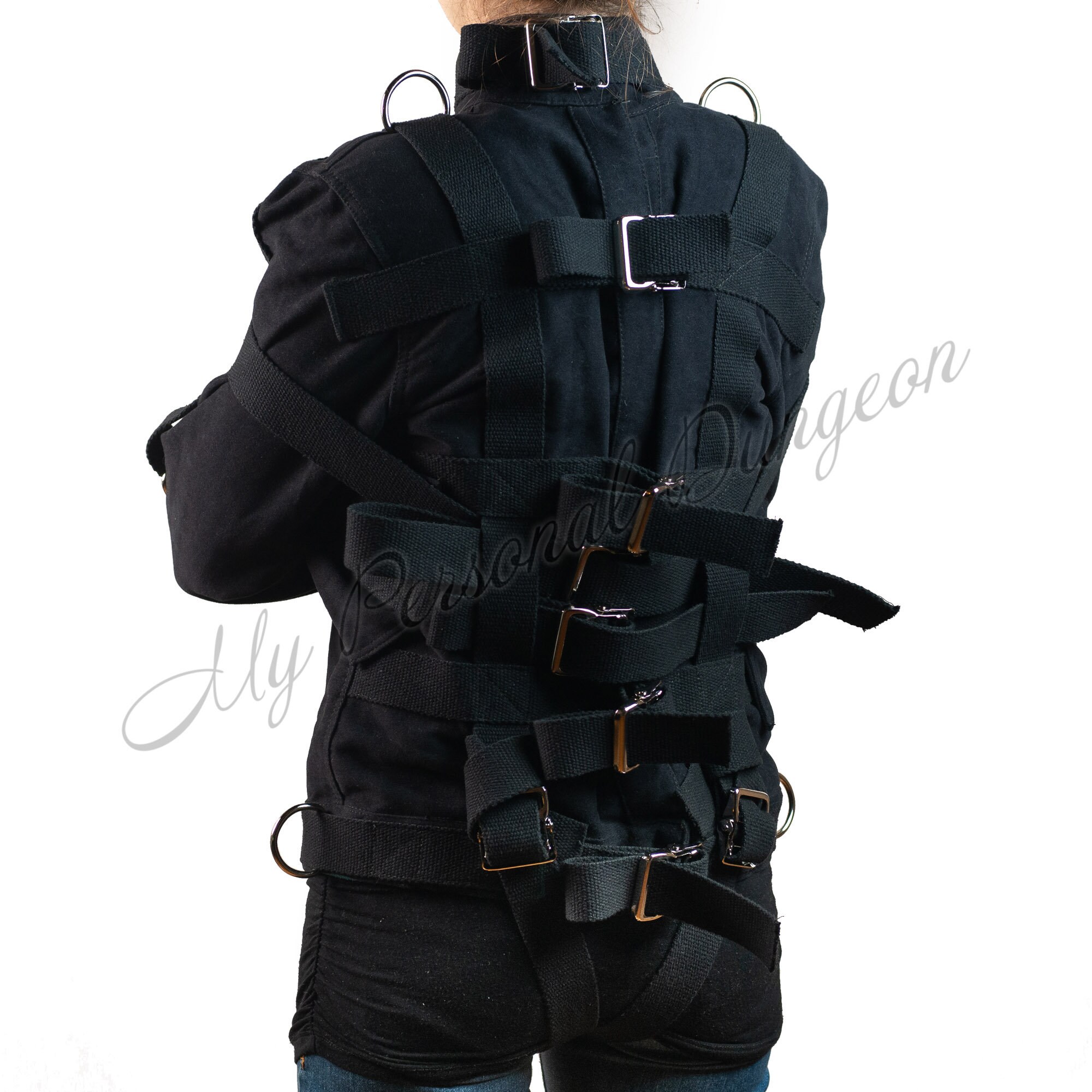Heavy straitjacket for BDSM play with heavy duty buckles. | Etsy