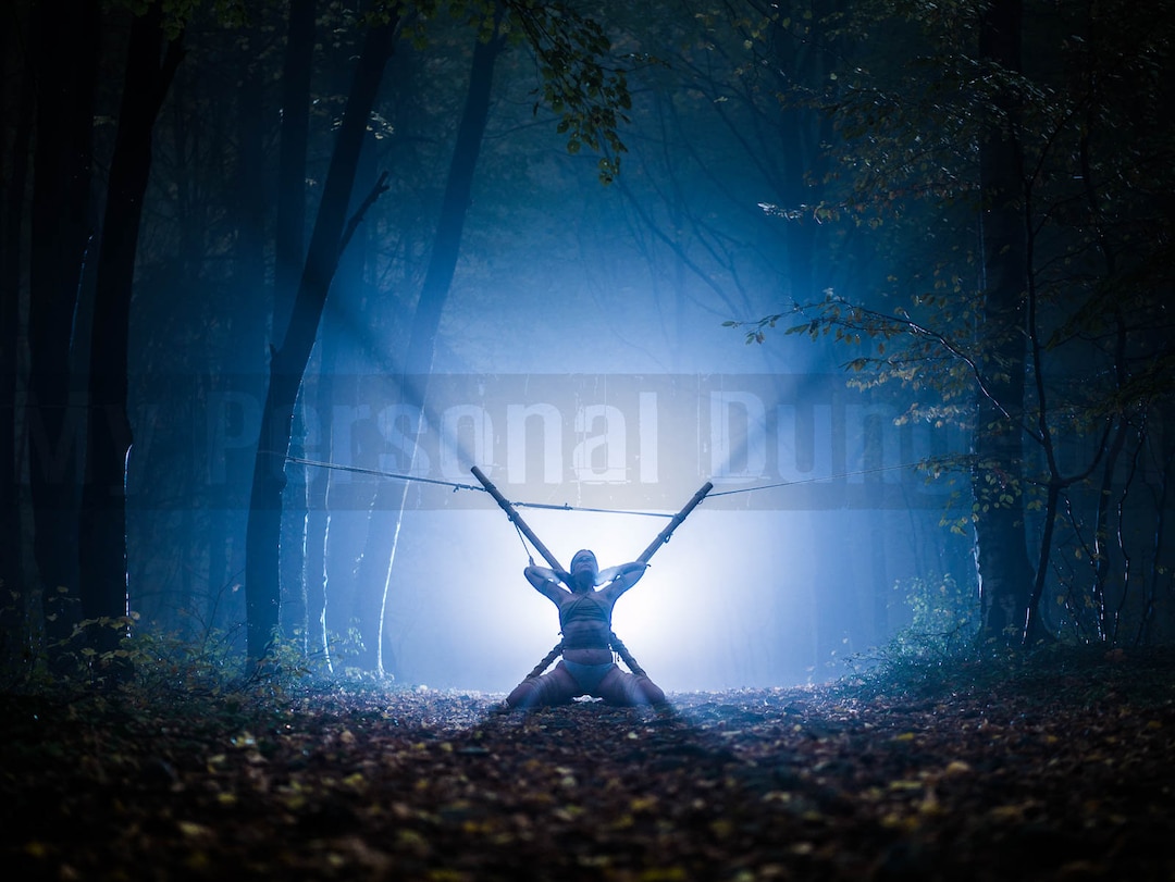 Shibari Art Canvas Print on Wooden Frame. Kinky Dungeon - Etsy