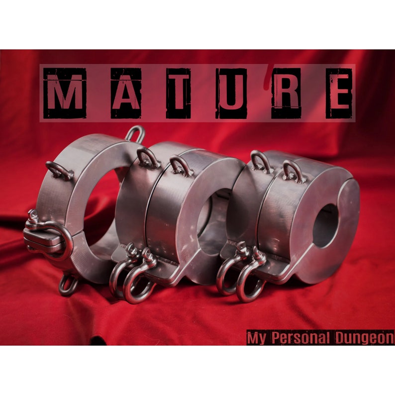 Ultra Heavy Punishing Steel Shackles for Neck, Wrists & Ankles. Custom ...