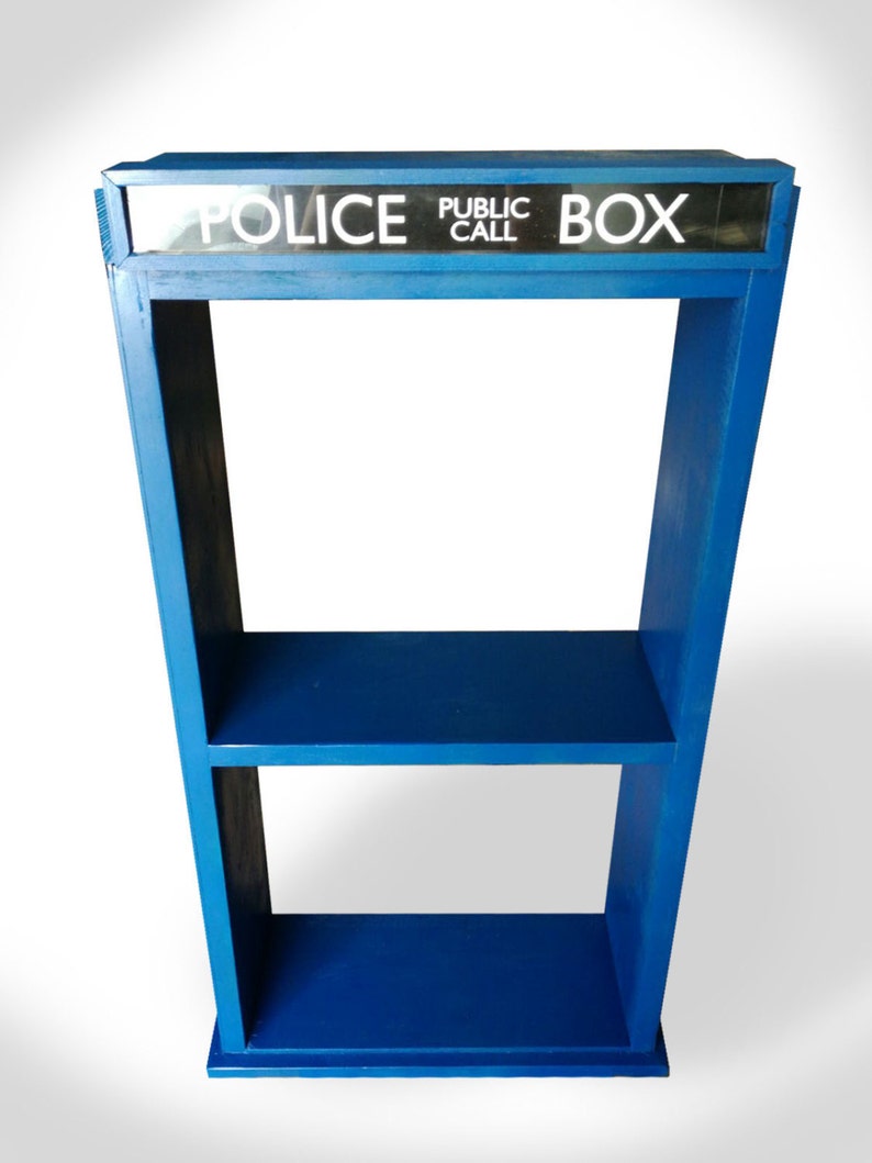 TardiS Shelf TARDIS Shelf Bookshelf Library Doctor Who | Etsy