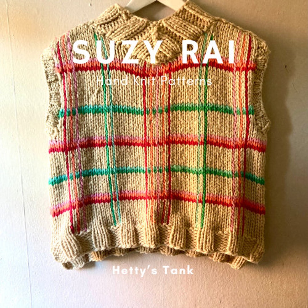 PATTERN ONLY Ladies Super Chunky Tank Top - Etsy