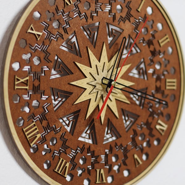 Laser Cut Clock - Etsy UK