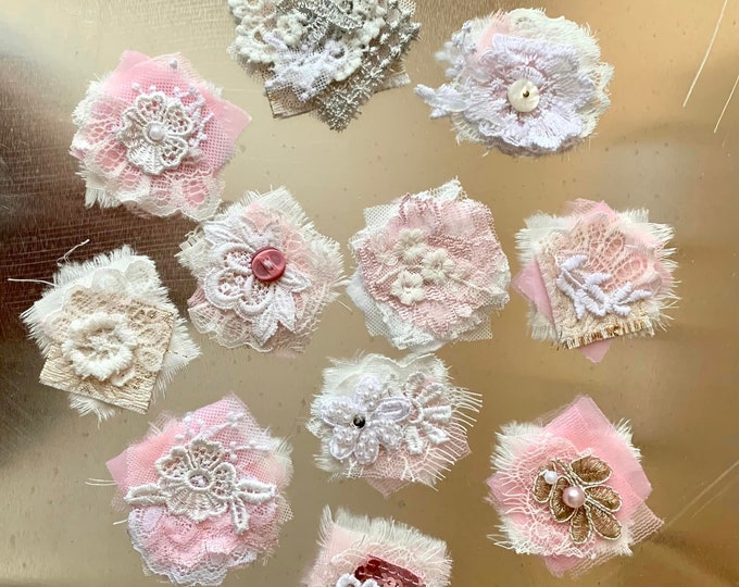 5 Lace Snippet Clusters - Etsy