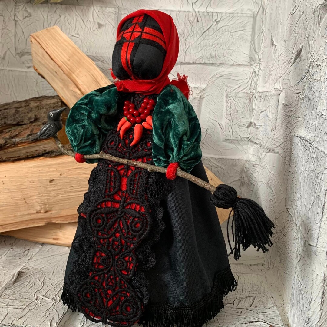 Baba Yaga Motanka Doll Kitchen Witch Doll Handmade Lalka Motanka Ooak ...