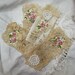 Antique Lace Snippet Cluster Pink Roses Tags Journal Clusters Shabby ...