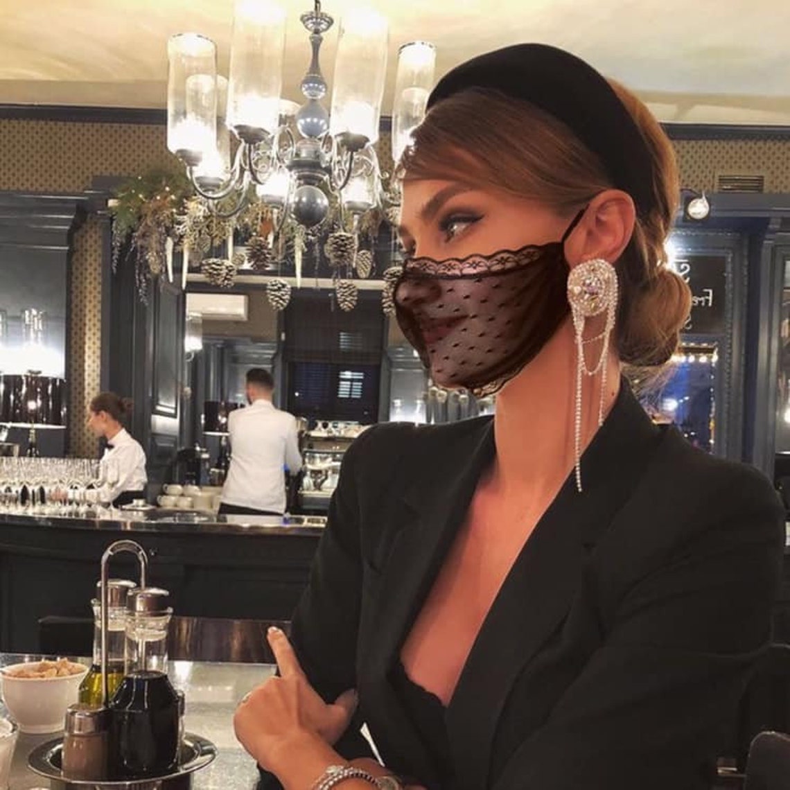 Sexy Face Mask Mesh Mask Glamorous Face Mask - Etsy