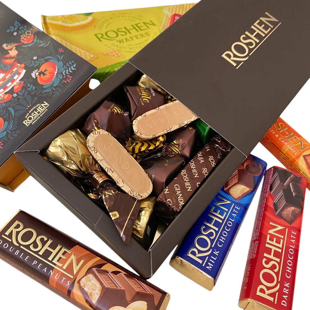 BIG Deluxe Ukrainian Sweets Mystery Box Roshen Candy & Gourmet ...