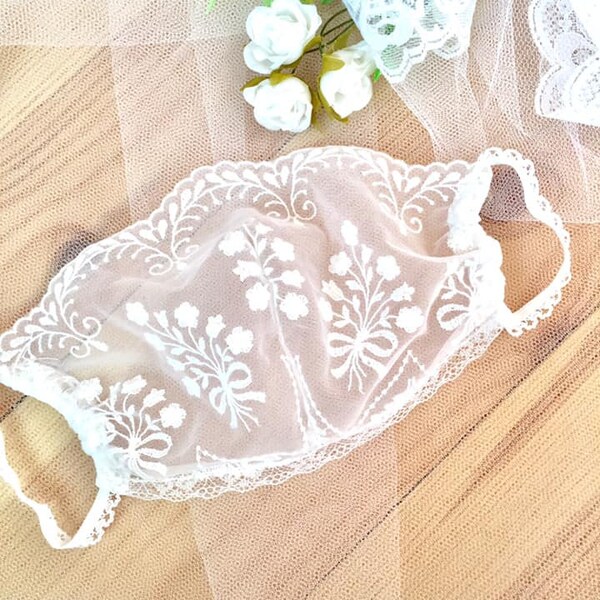 Lace Face Mask - Etsy