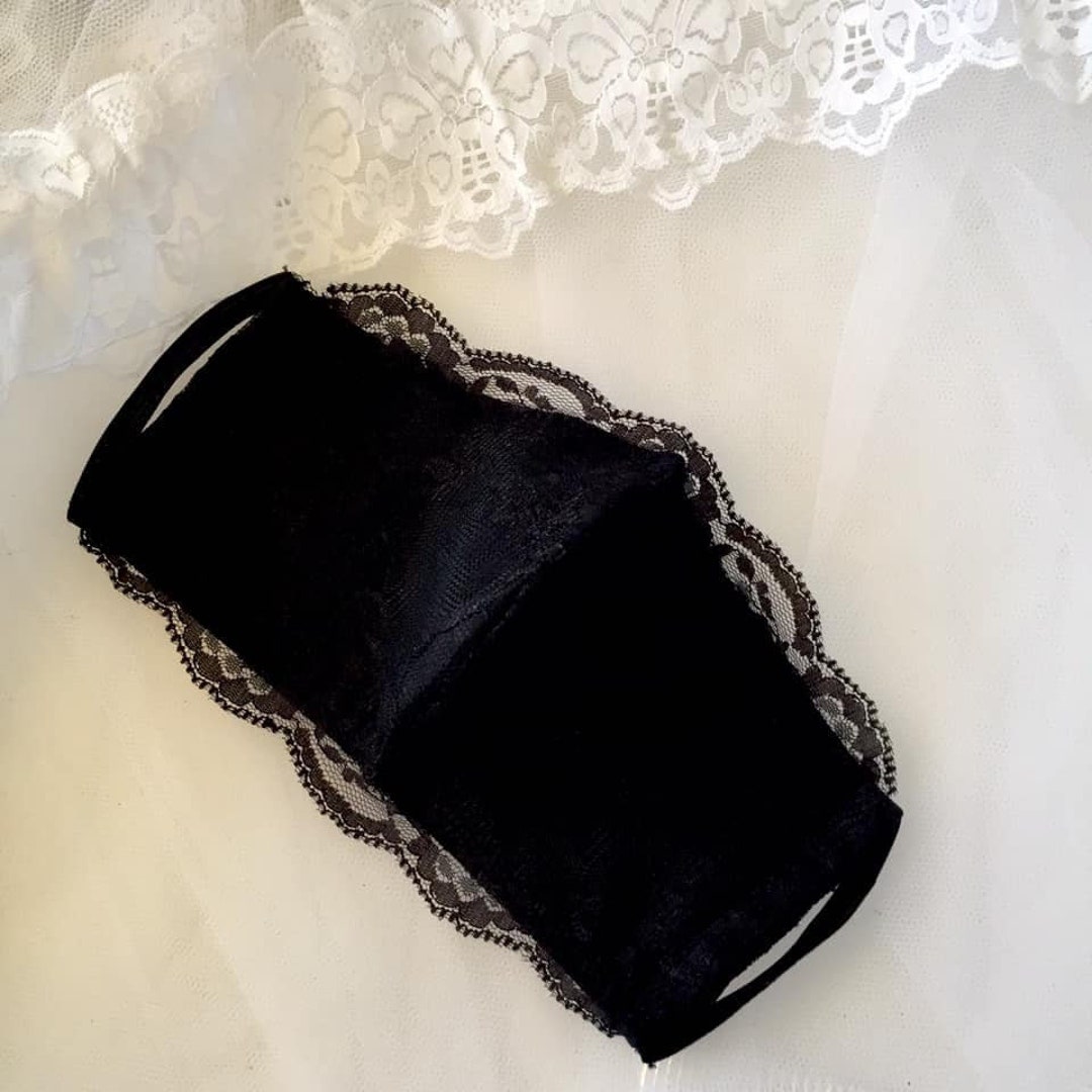 Sexy Face Mask Lace Face Mask Sexy Mask Black Lace Mask Etsy