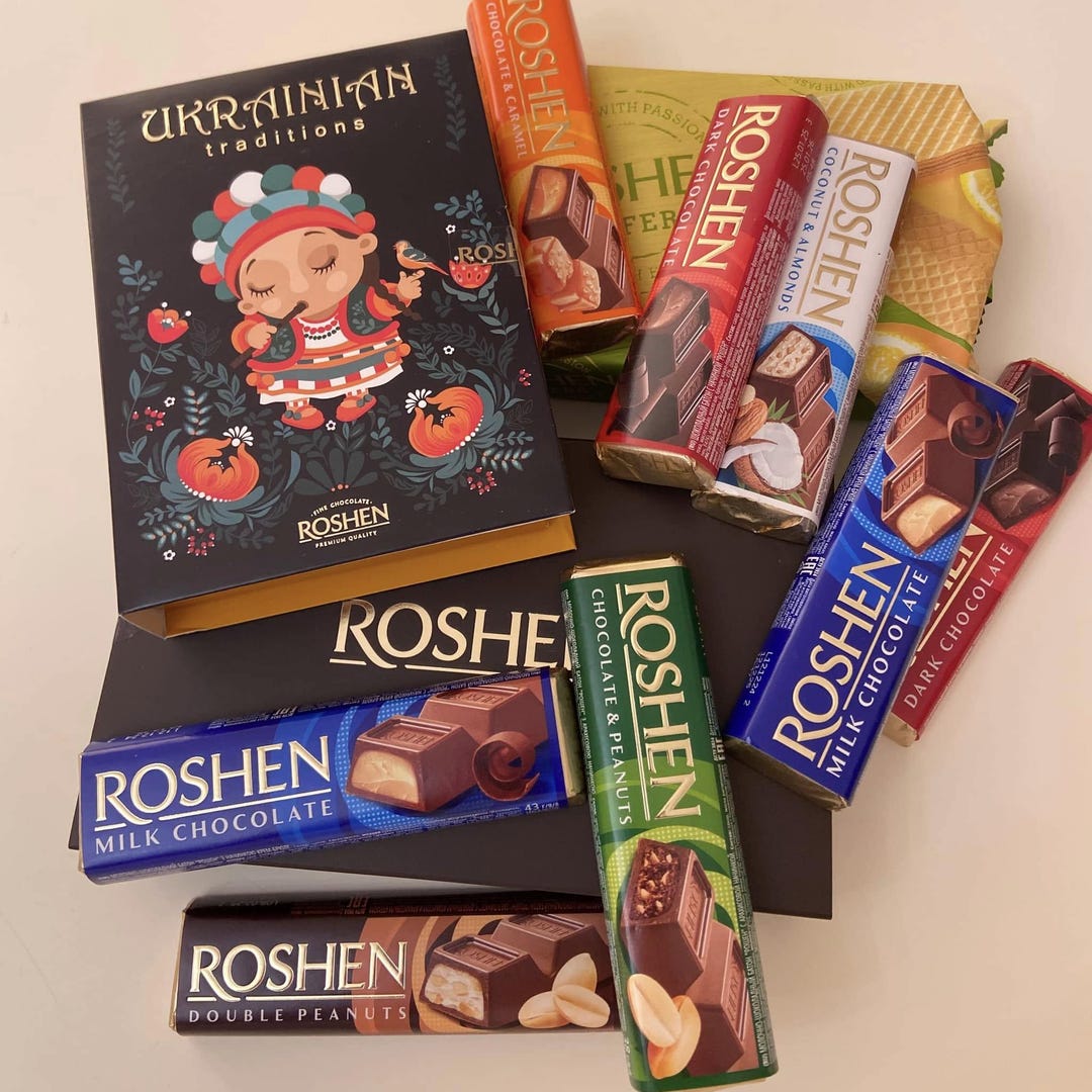 BIG Deluxe Ukrainian Sweets Mystery Box Roshen Candy & Gourmet ...