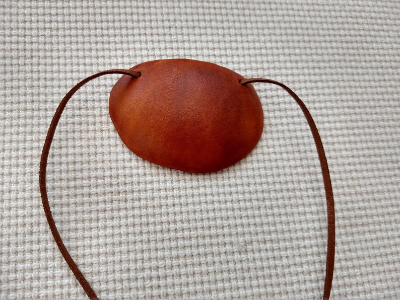 Curved Concave Leather Eye Patch for Archery LARP Cosplay or - Etsy