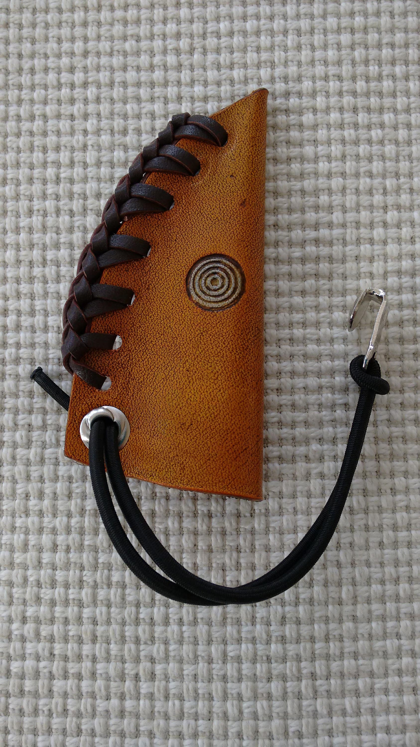 Hand Made Archery Leather String Keeper for Longbow / Horsebow / LARP ...
