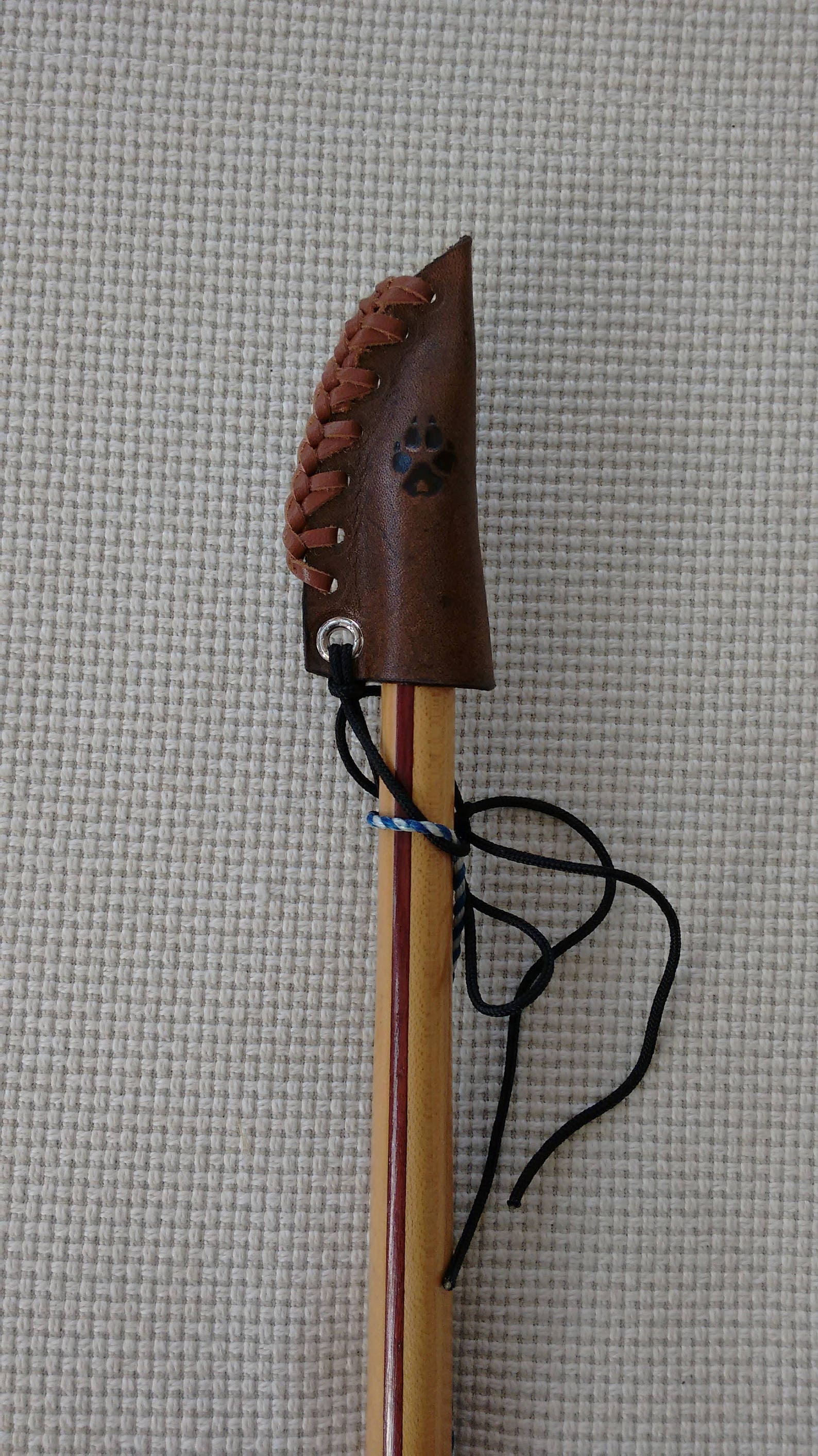 Hand Made Archery Leather String Keeper for Longbow / Horsebow / LARP ...