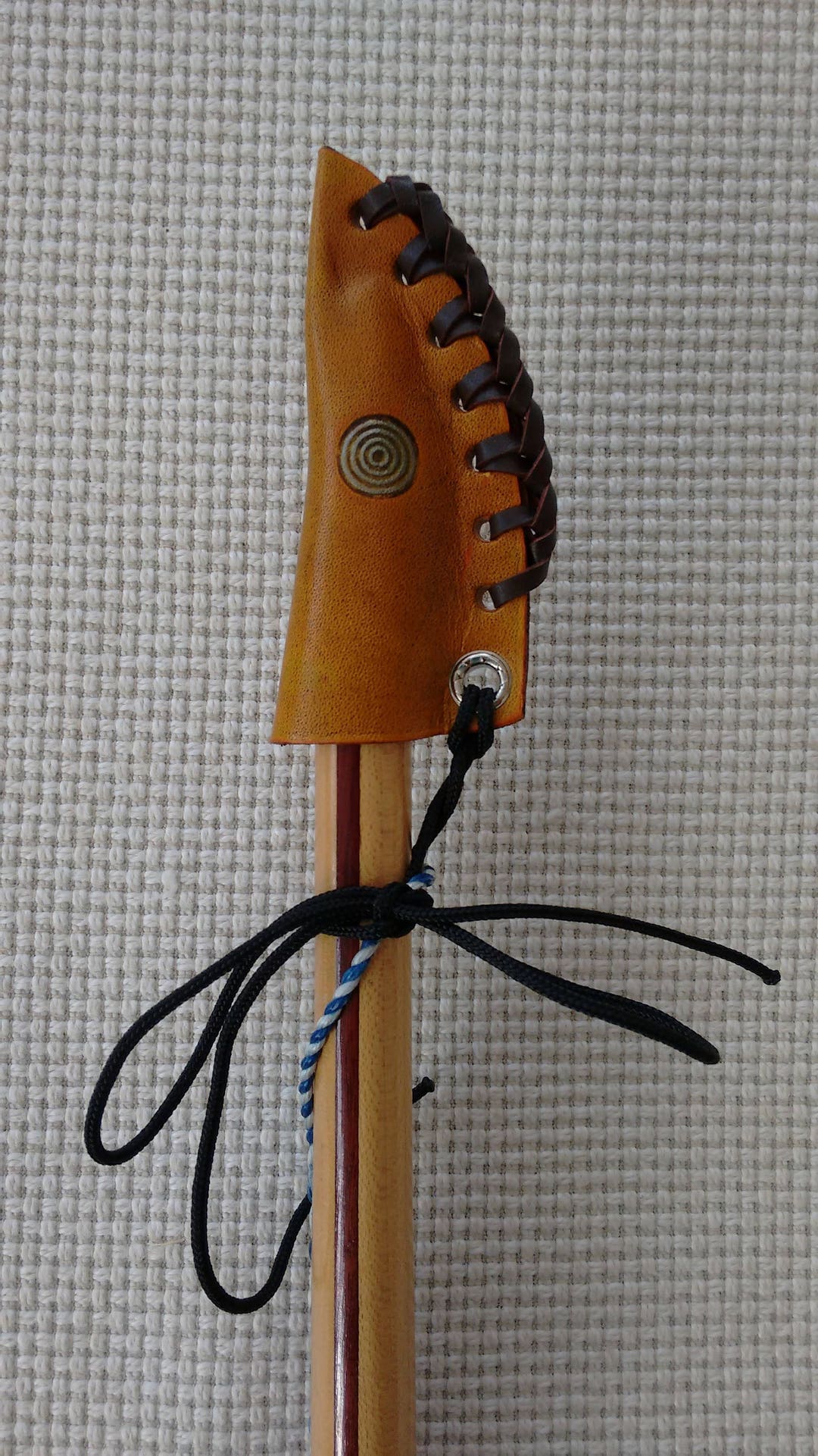 Hand Made Archery Leather String Keeper for Longbow / Horsebow / LARP ...