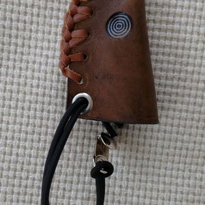 Hand Made Archery Leather String Keeper for Longbow / Horsebow / LARP ...