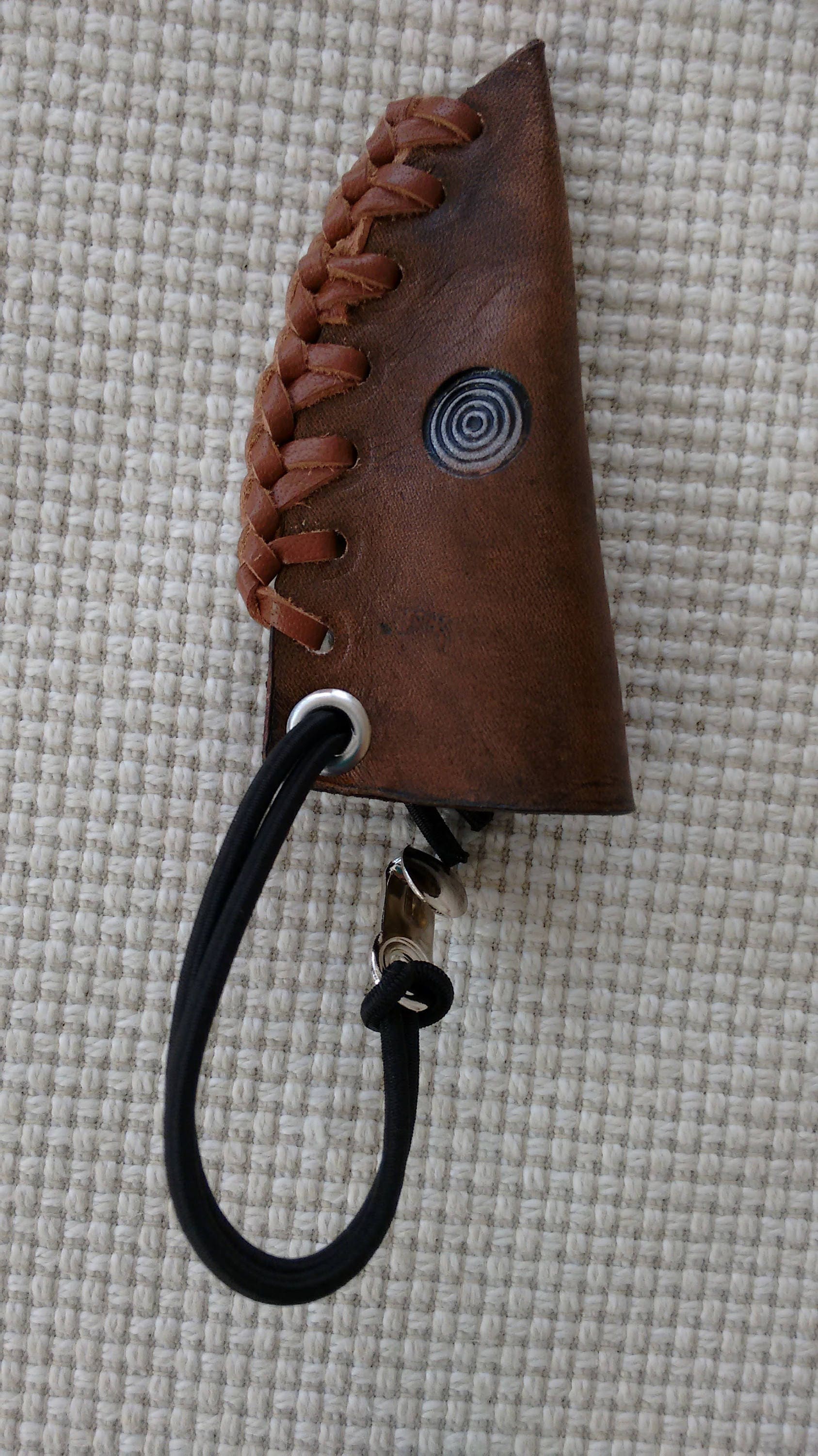 Hand Made Archery Leather String Keeper for Longbow / Horsebow / LARP ...