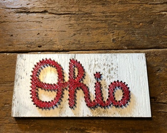 Ohio String Art | Etsy