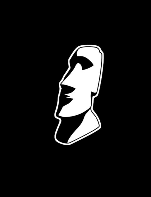 Moai Decal Rapa Nui 3 Inch - Etsy