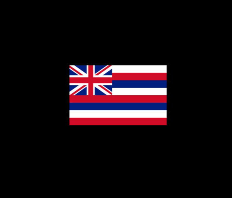 Hawaii State Flag Decal - Etsy