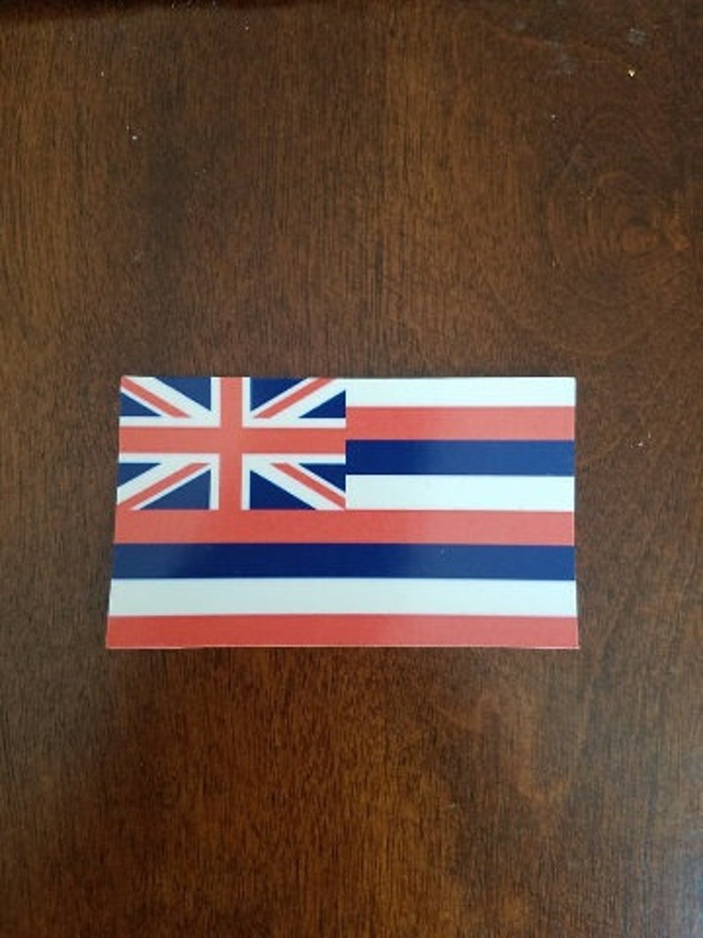 Hawaii State Flag Decal - Etsy