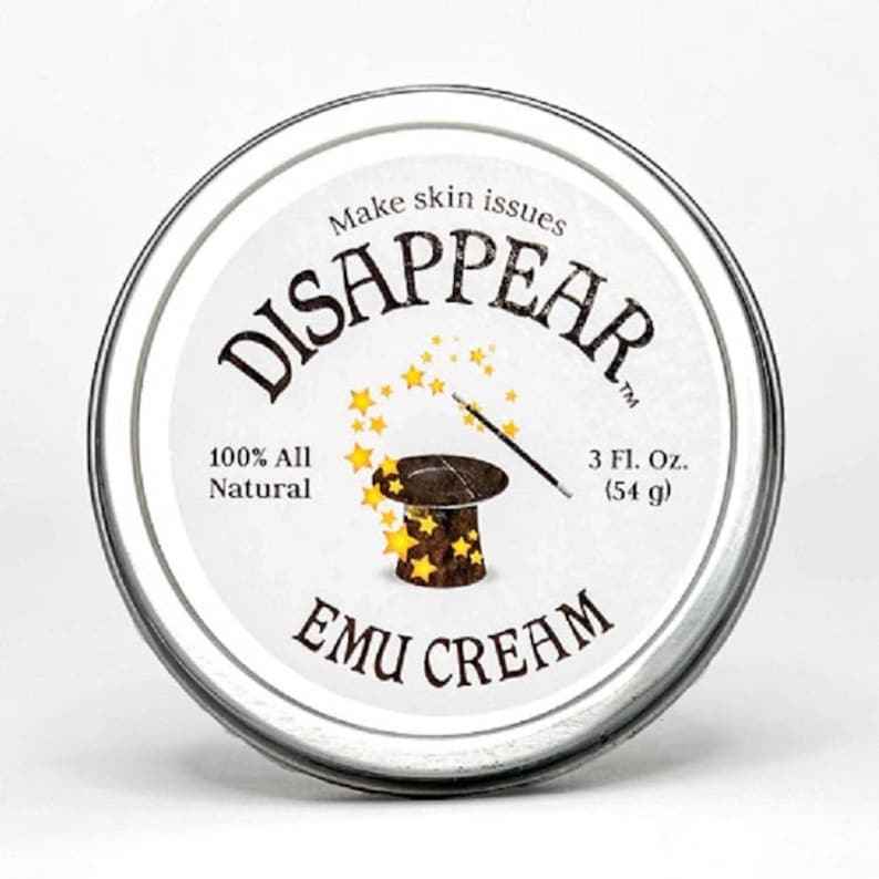 Disappear Emu Cream - for Burns, Ingrown Hairs, Bug Bites, Razor Burn ...