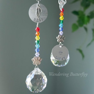 Personalized Rainbow Bridge Gift, Pet Loss Gift, Dog Loss Gift, Cat ...